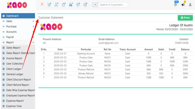 Best Xaoo Accounting Software All kinds of Reports Feature